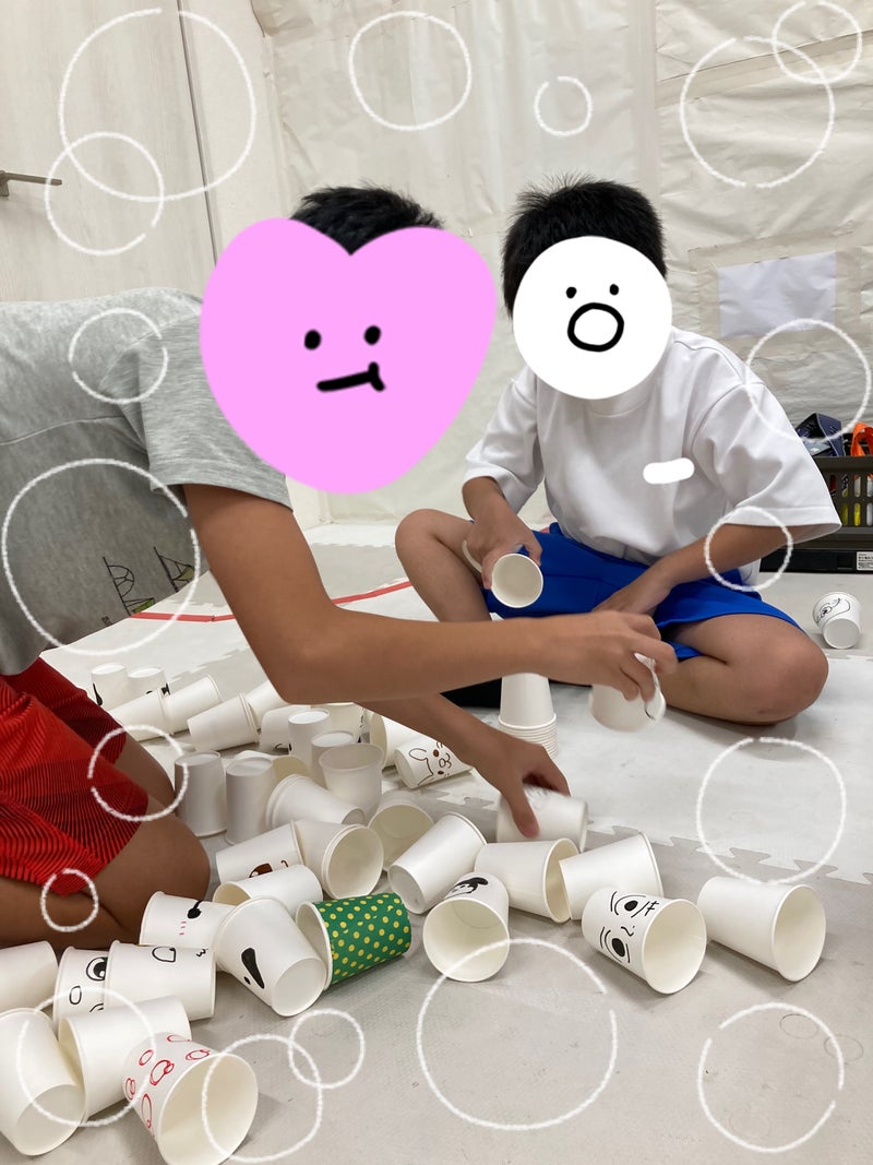 2023.9.4♪toiro相模原第1教室『紙コップタワー』 | 神奈川県指定事業者トイロ(toiro)